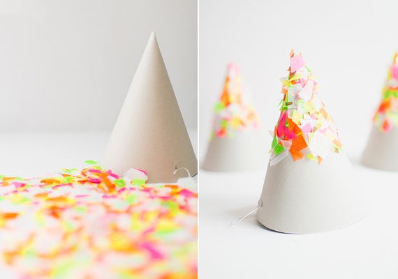 Diy confetti party hats - Sideshow Press