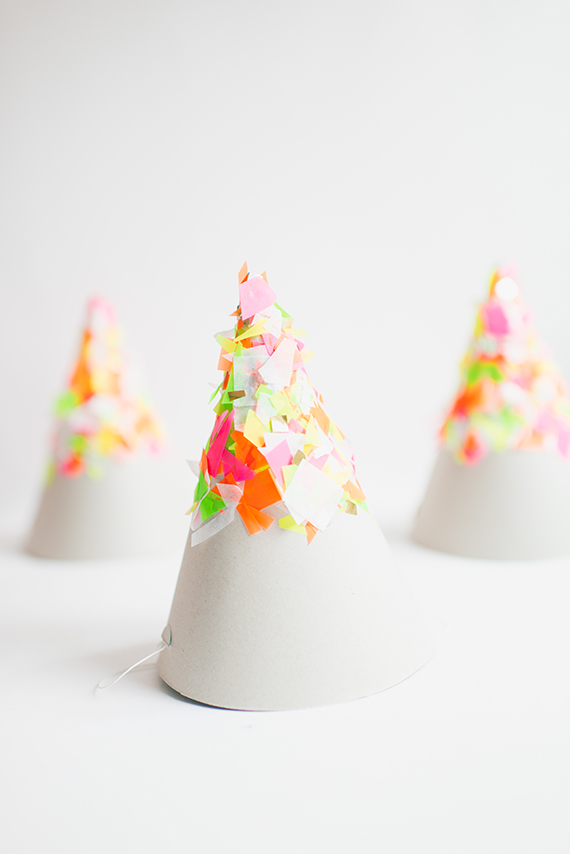 Diy confetti party hats - Sideshow Press
